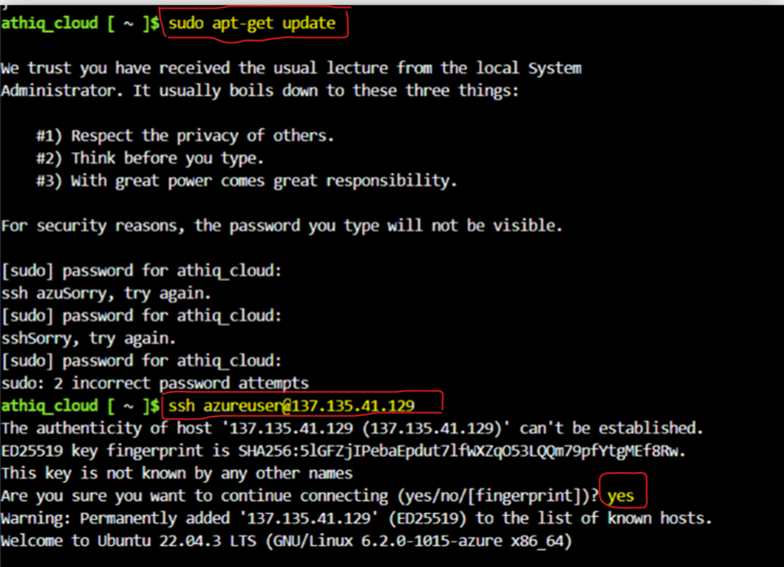 How can you find the password for Azure CLI commands in a sandbox? - Microsoft Q&A