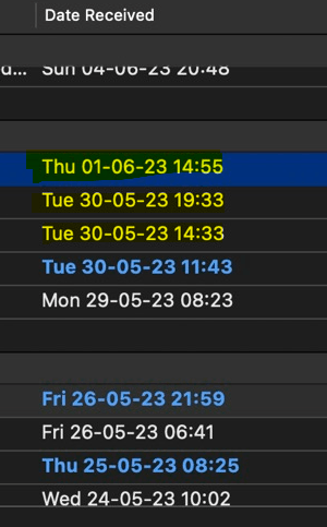 Display dates and times instead of "today" and "yesterday" on open ...