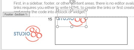 Footer issues and vertically aligning footer elements - Microsoft Q&A