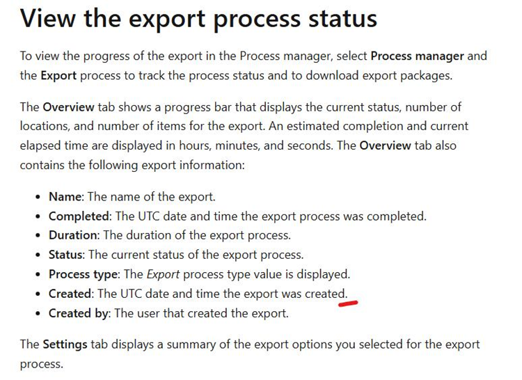 Date Time format of eDiscovery exports - Microsoft Q&A