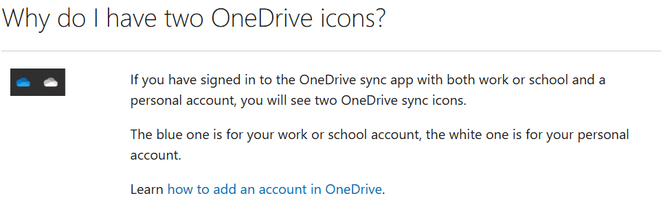 Onedrive cloud is gray even if all files are synced - Microsoft Q&A