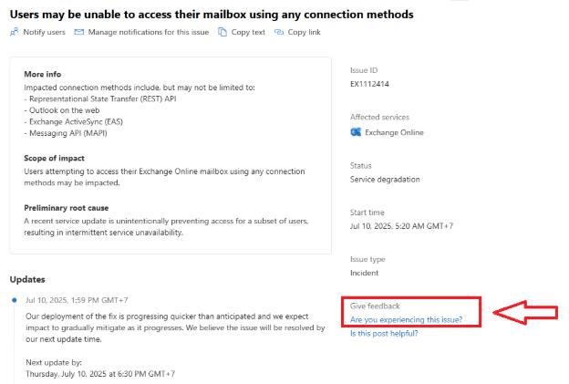 I can't Sign in outlook account (500 Something went wrong) - Microsoft Q&A