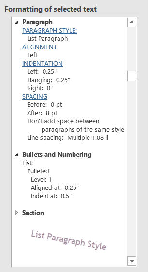 How to Automatically Revert to Normal or Body Text After Bullet List Style - Microsoft Q&A