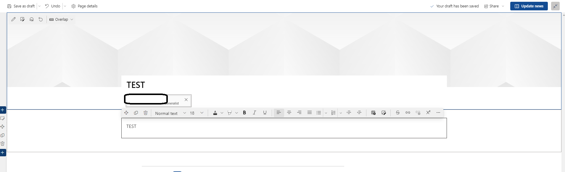 Preview Button Missing When Making a SharePoint News Post - Microsoft Q&A