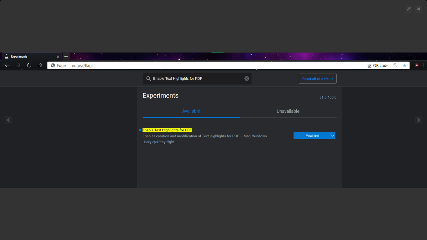 Highlight text feature in New Edge - Microsoft Q&A