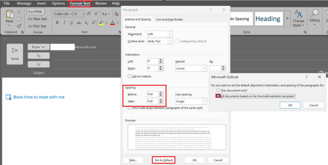 How to prevent automatic space before paragraph? - Microsoft Q&A
