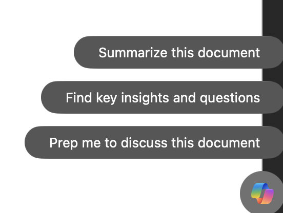 How to remove new Copilot in-document icon in Microsoft Word ...