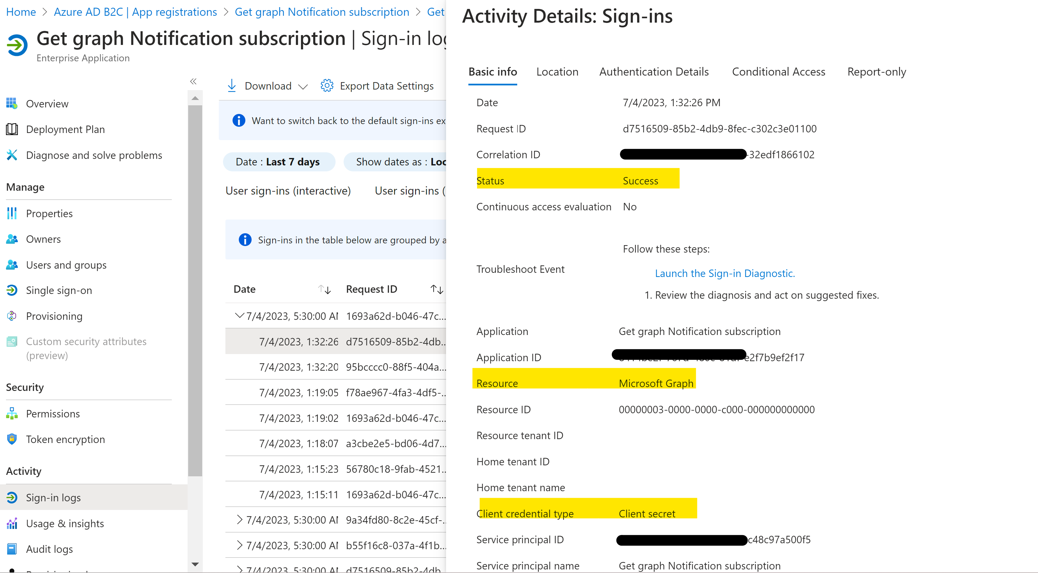 Subscription to Azure AD B2C user change - Microsoft Q&A Subscription to Azure AD B2C user change - Microsoft Q&A