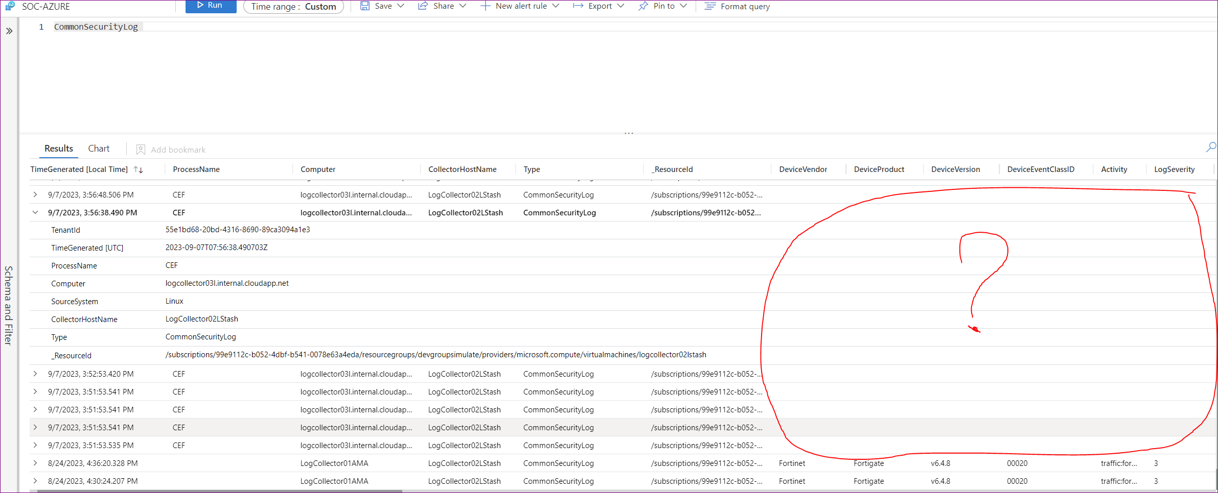 AMA+DCR for Syslog & CEF logs. CEF logs in CommonSecurityLog not ...
