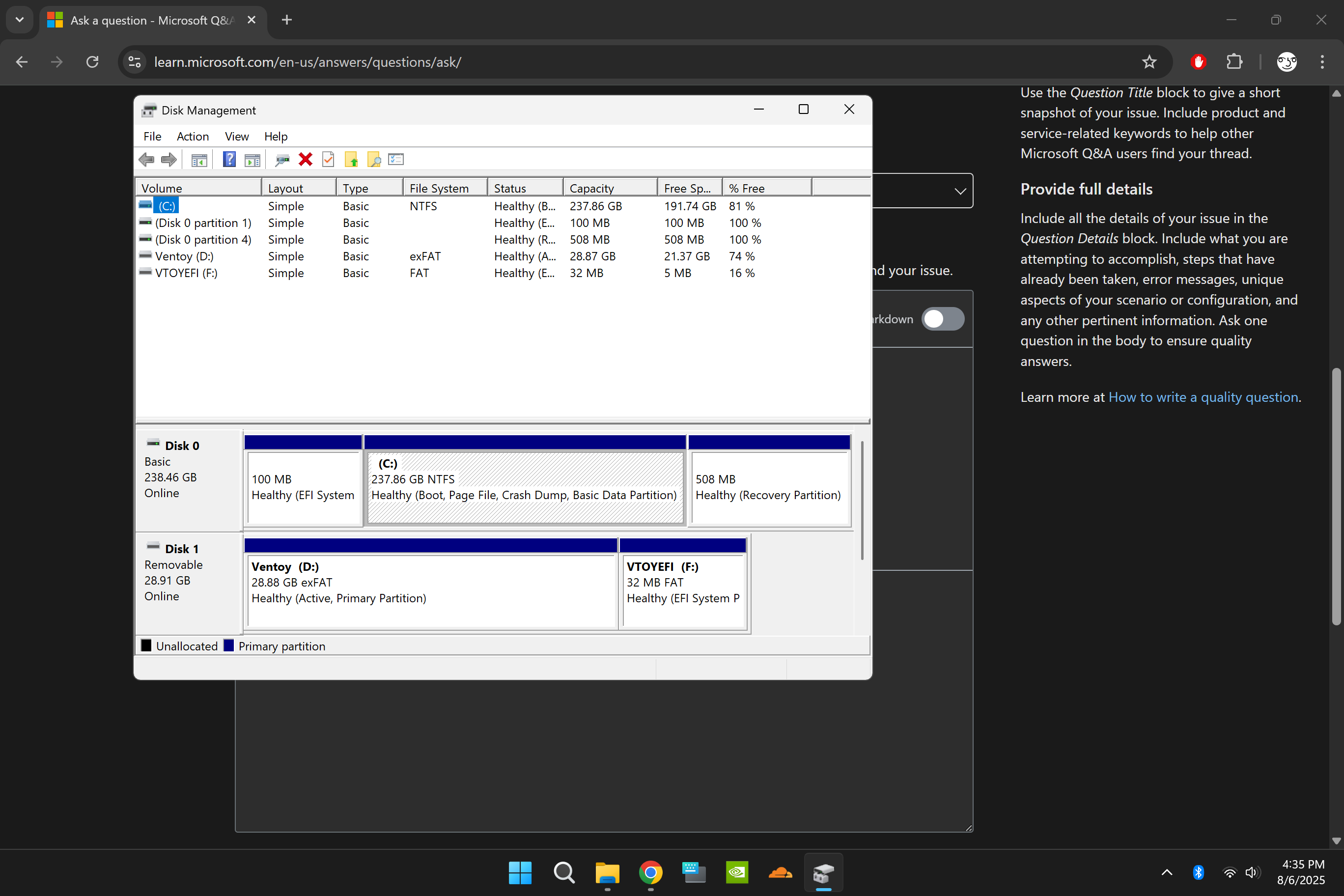 how to remove 508mb E: this in local disk? - Microsoft Q&A