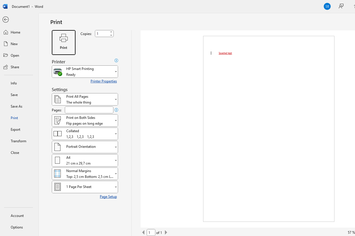 Print document with track changes and comments in Word 365 - Microsoft Q&A