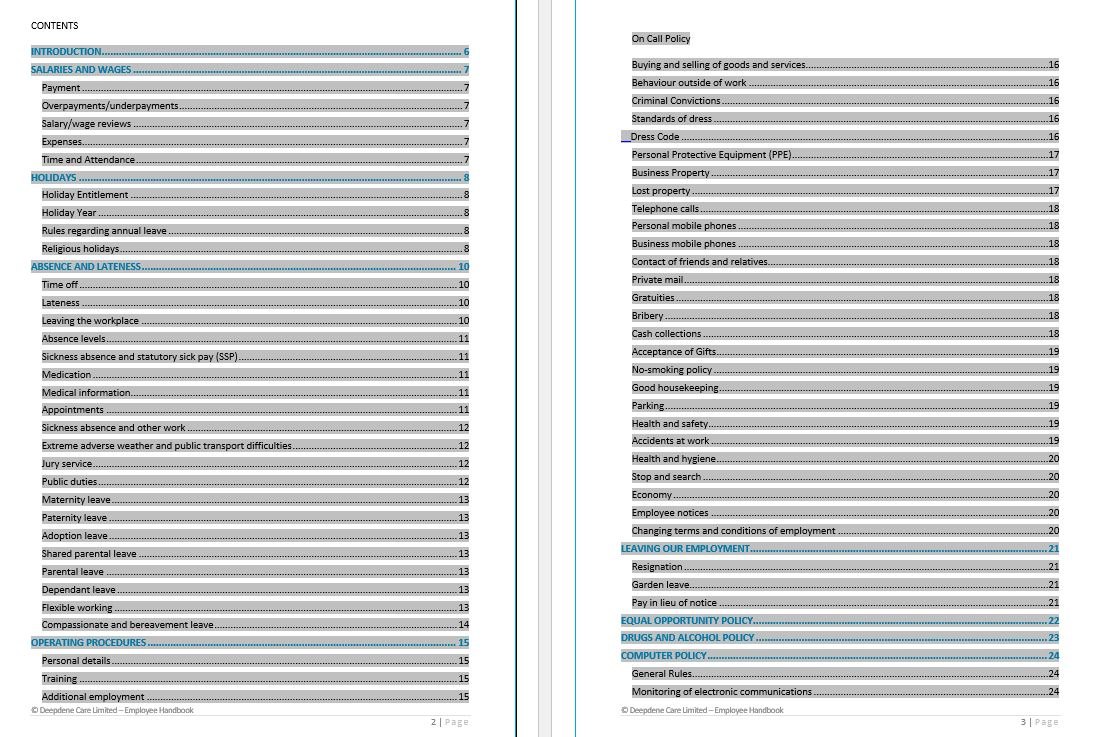 On word, how do I manually edit a contents page? - Microsoft Q&A