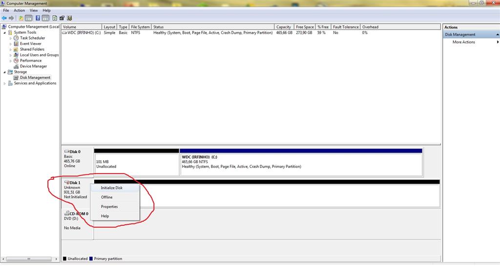 Western Digital HDD 1021 isn't recognized by Windows 7 anymore ...