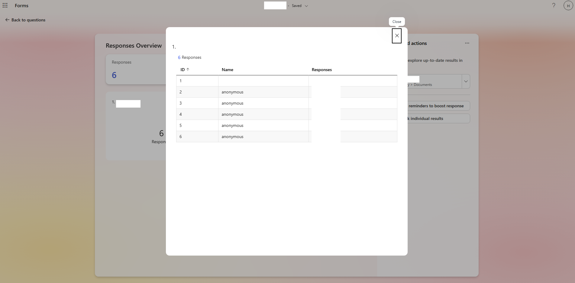 MS Forms user to get a receipt of submission (external to organisation ...