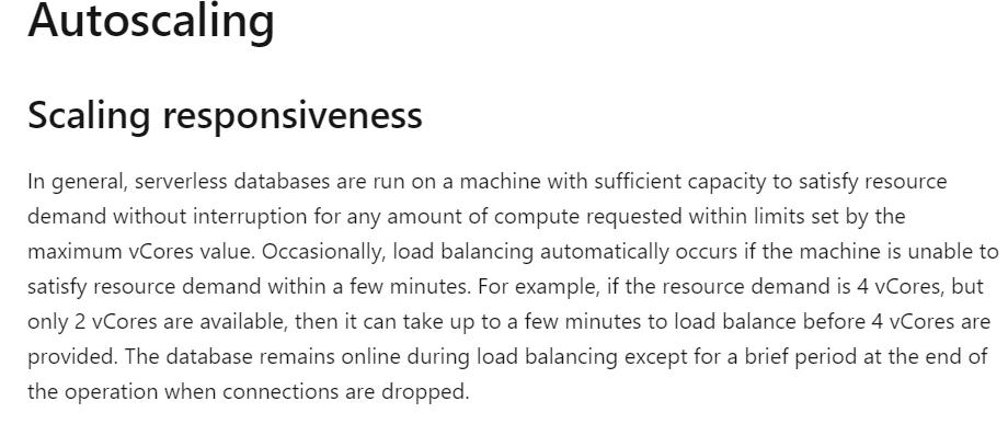 Unable To Scale Down An Azure Sql Database Microsoft Qanda