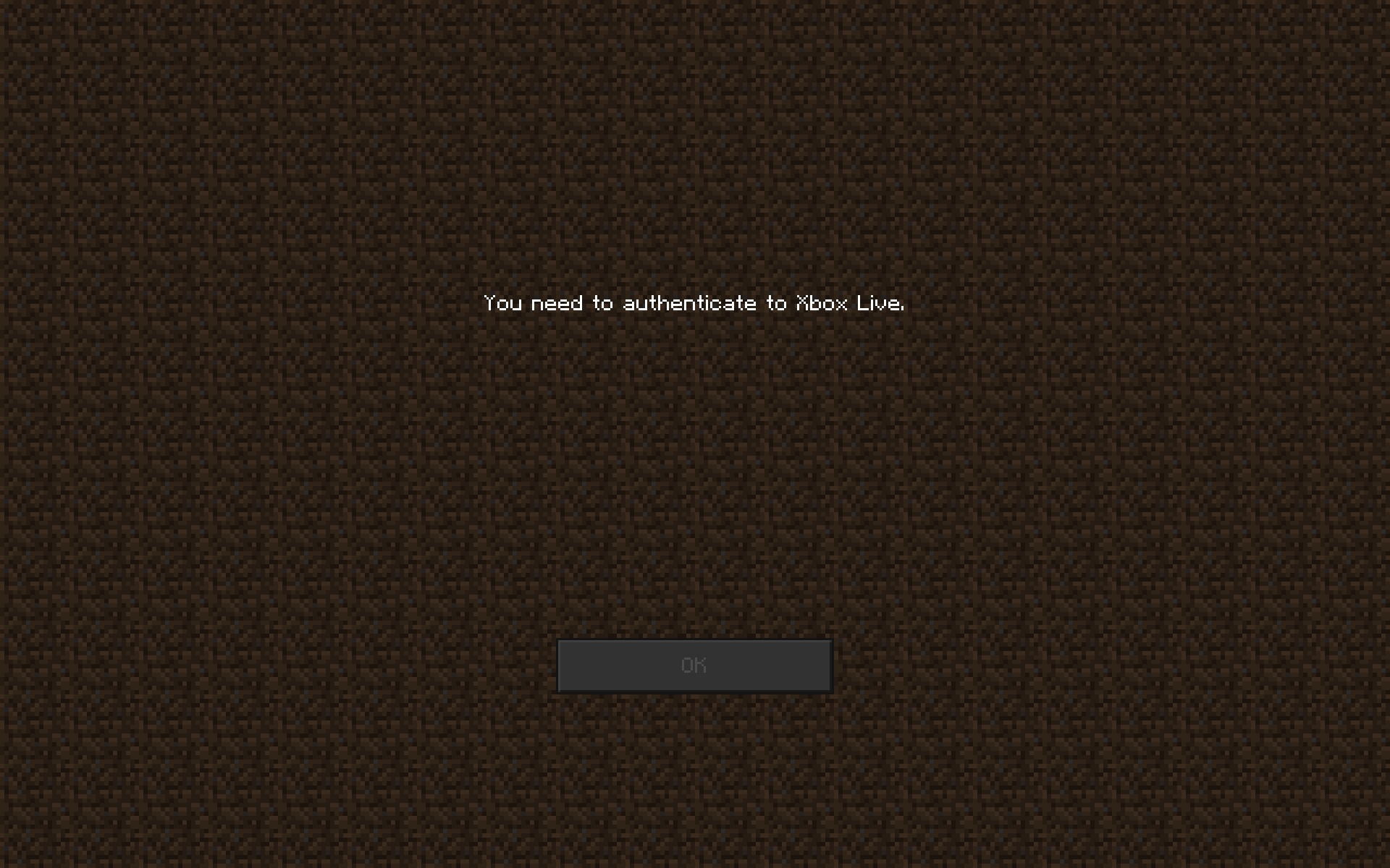 How exactly do I fix the "You need to authenticate to xbox live ...