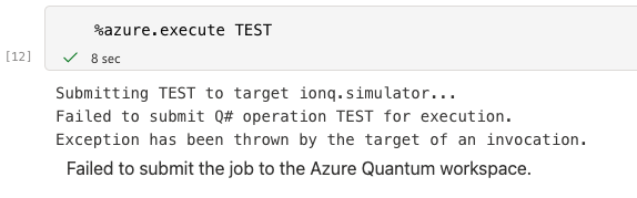 %simulate and %execute do not work. - Microsoft Q&A