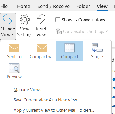 How to reset Outlook view to default - Microsoft Q&A