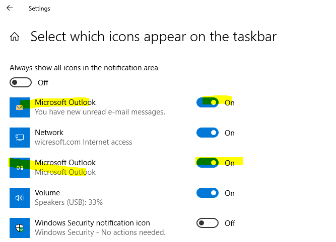 unread email envelope not showing up - Microsoft Q&A