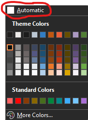 How do I change the automatic font color on OneNote? - Microsoft Q&A