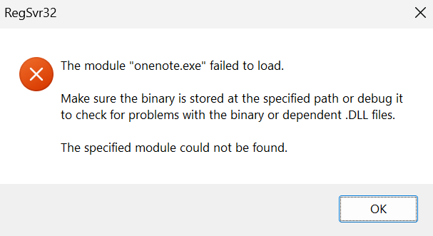 Onenote desktop does not allow me to sign in and have message "fix me ...