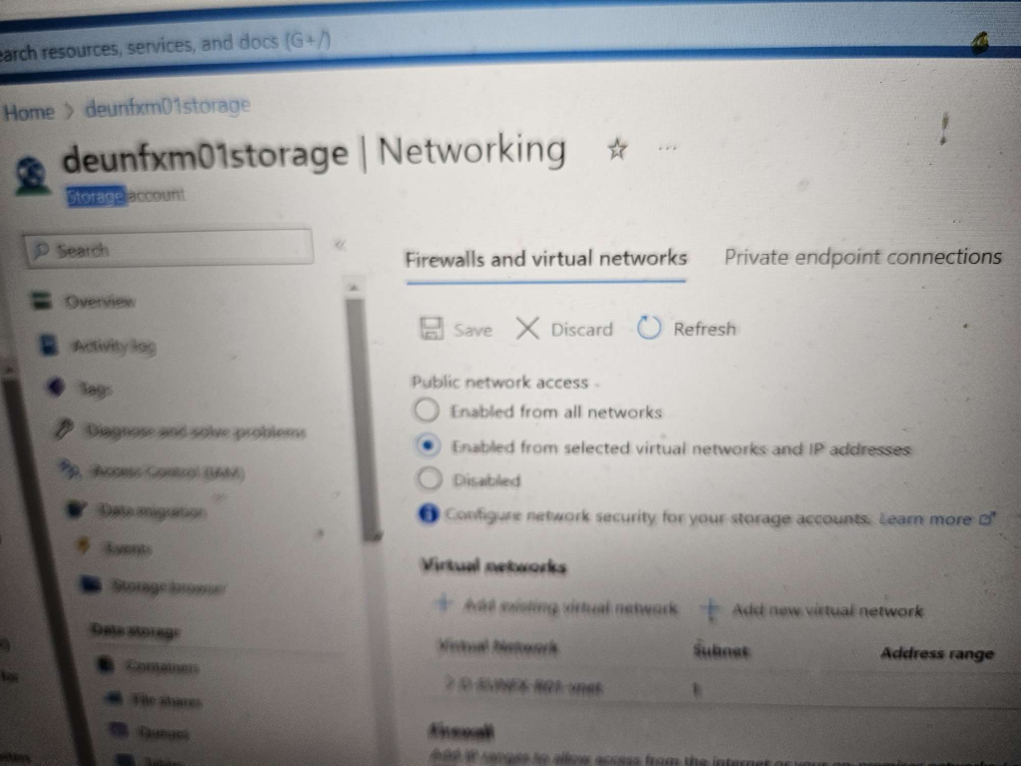 How do I only grant Azure Compute Gallery network access to storage ...