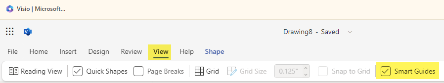 How I can cancel visio auto align green lines - Microsoft Q&A