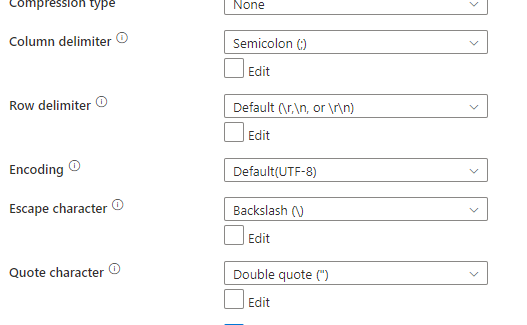 Using Azure Data Factory Dataflow With Csvs Using As A Separator Microsoft Qanda