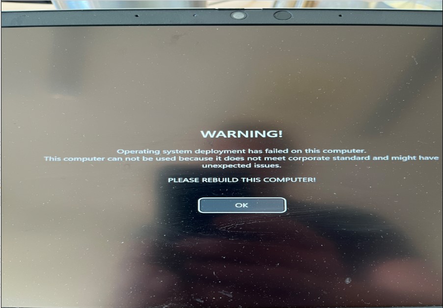 Windows 11 warning message appears after PXE installation - Microsoft Q&A