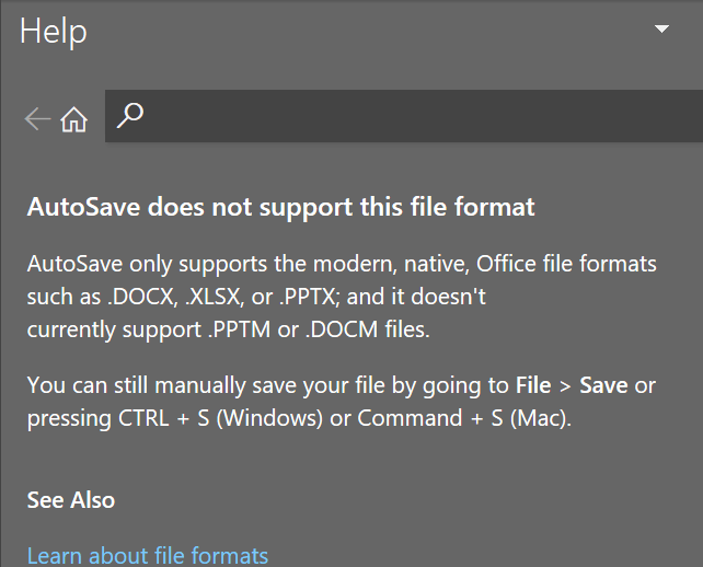 Not able collaborate files (with macros) in office 365/OneDrive ...