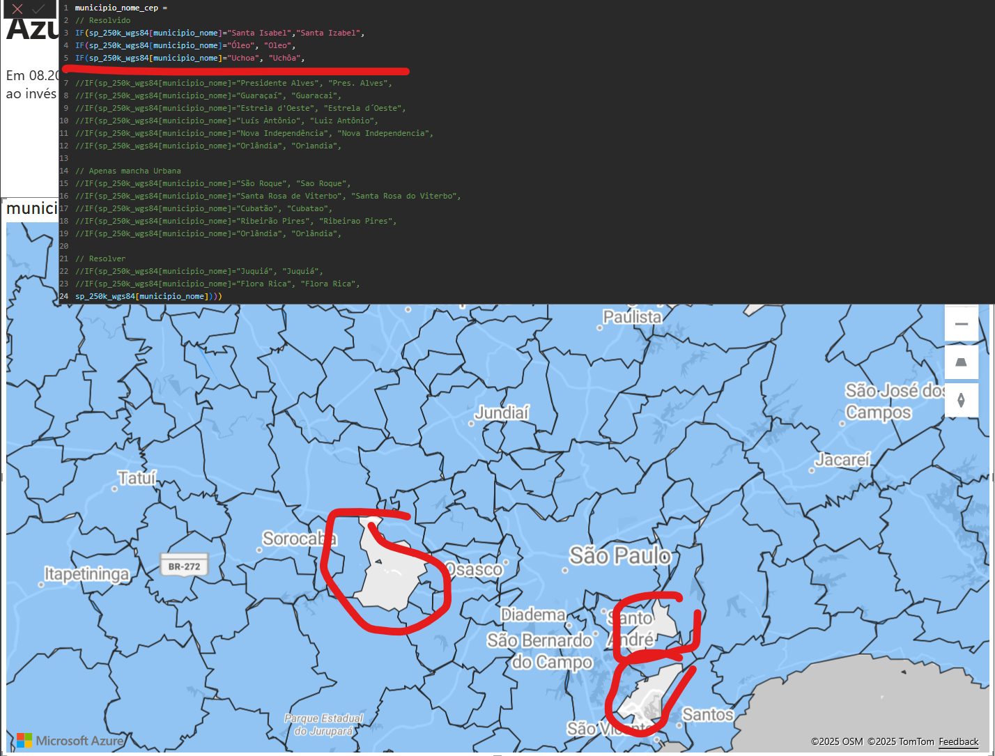 issues in Azure Map visual in power BI - Microsoft Q&A