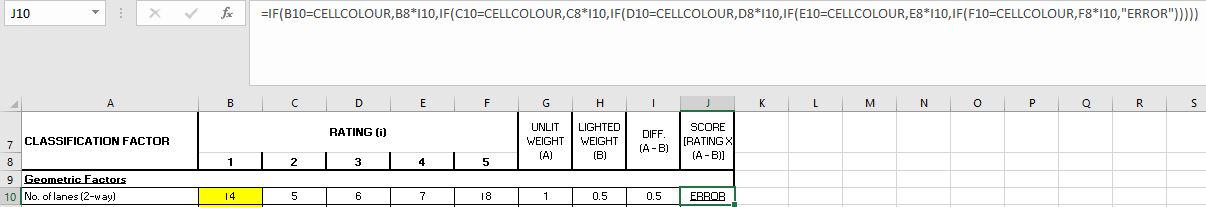 IF Formula with Background Colour - Microsoft Q&A
