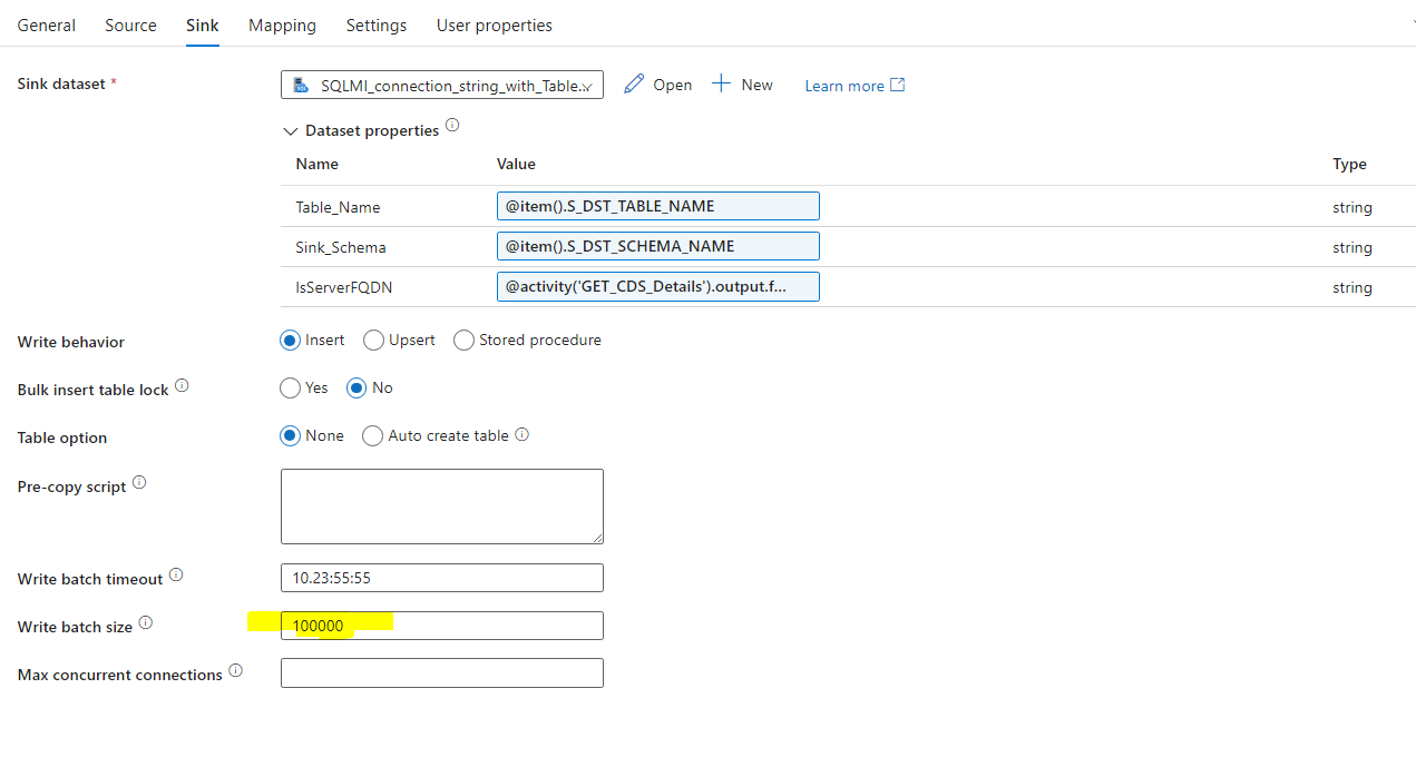 When ADF copy activity batch by batch data gets an error it will skip that row then the data ...