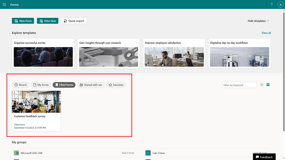Microsoft Forms→ Responses disappearing before submitting form ...