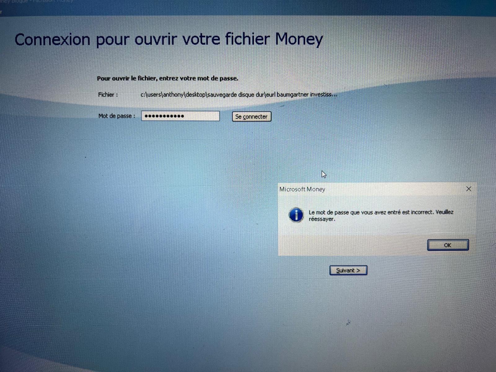 How can I restore my ms money file - Microsoft Q&A