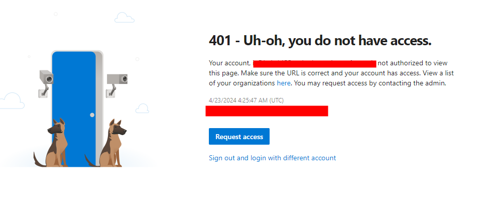 Lost access to DevOps organization - Microsoft Q&A