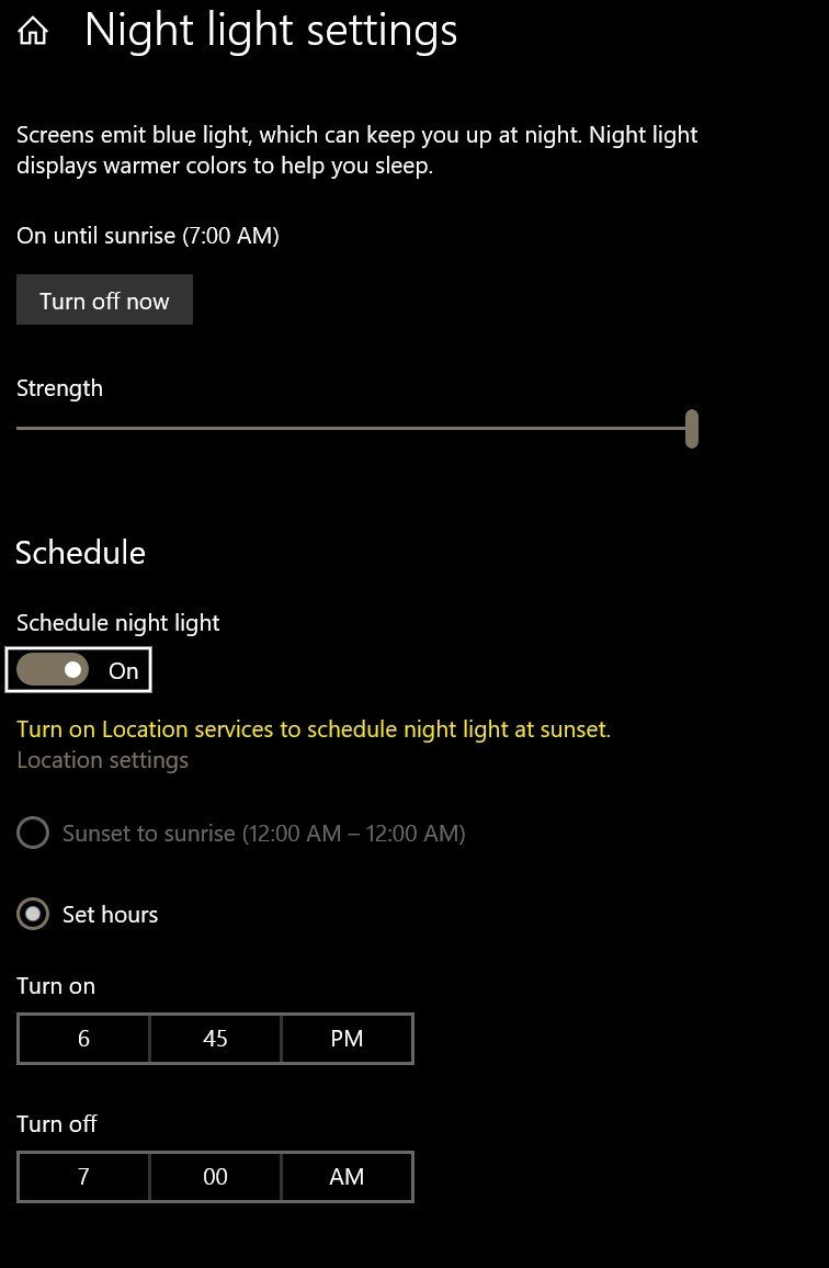 Microsoft Surface Night Light - Microsoft Q&A