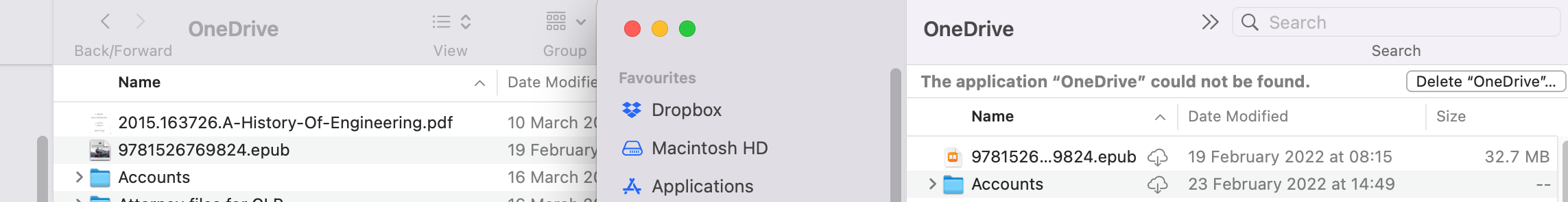 Two versions of OneDrive on Macbook - Microsoft Q&A