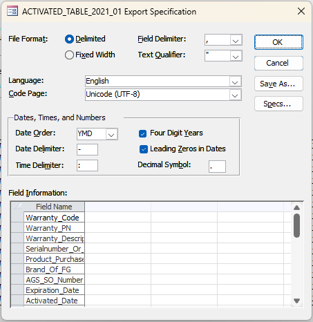 Export MSAccess table to CSV - Microsoft Q&A