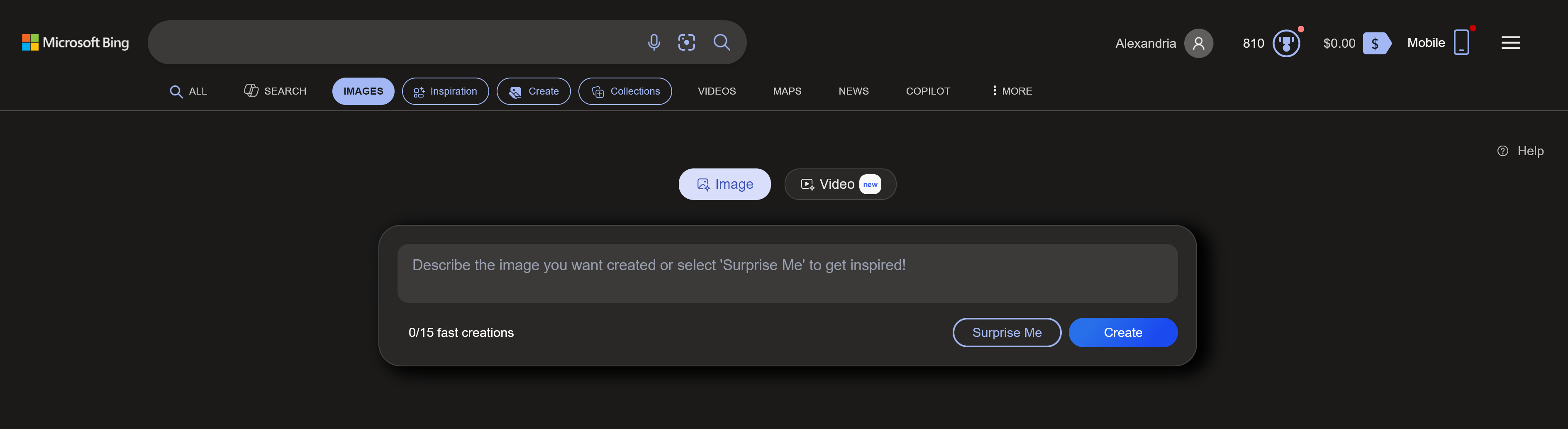 What happened to the My Creations option? It's no longer there ...