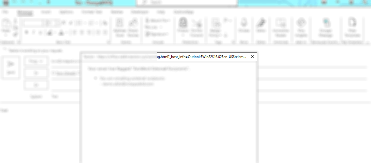 The title of dialog windows shows the target page URL on Windows ...