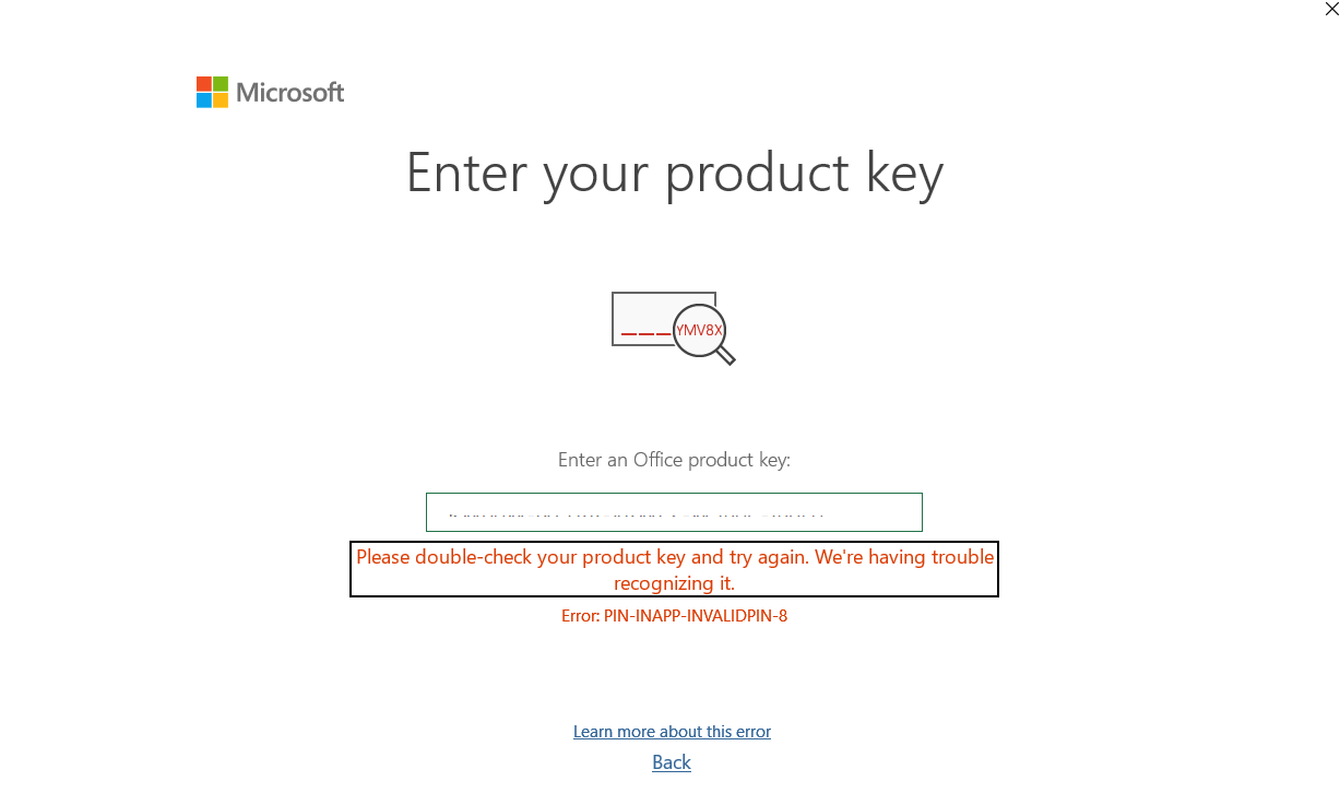 Windows 11 Product Key is said to be invalid - Microsoft Q&A