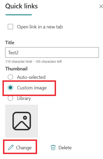 SharePoint Online: thumbnail in Quick Links web part displays globe ...