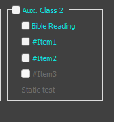Is there any other way to get the static text rendering like the ...