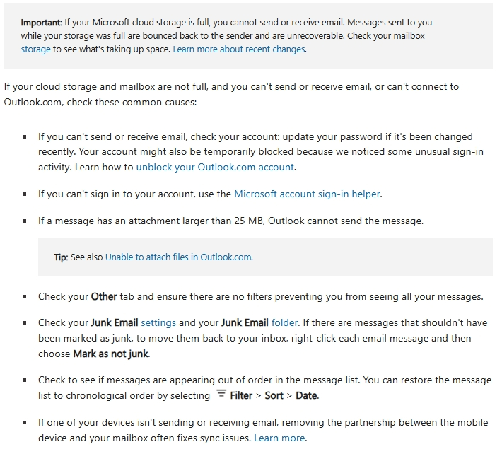 Email issues - Microsoft Q&A