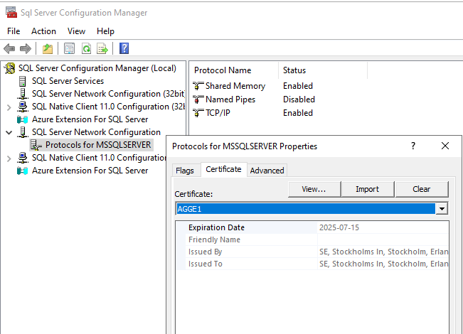 How to connect the Powerbi Report Server to sqlserver with "force ...