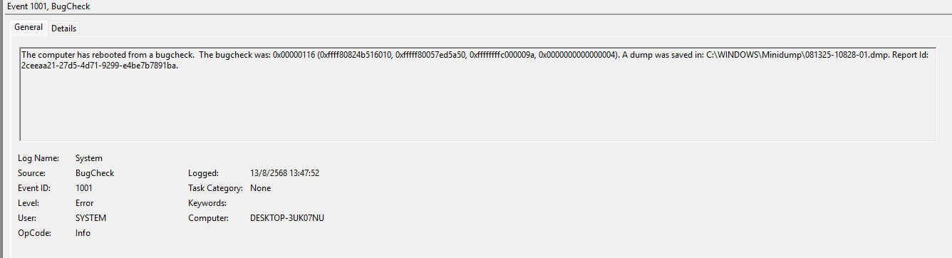 Frequent Unexpected Shutdown – Kernel-Power 41, volmgr 161/162 ...