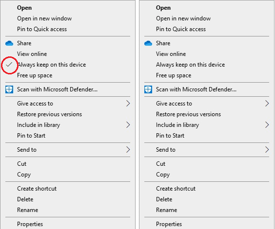 (i) Meanings of OneDrive's Icons and/or Markings and (ii) Problem ...
