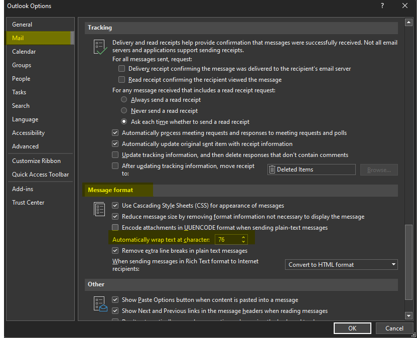message has lines too long for transport - Microsoft Q&A