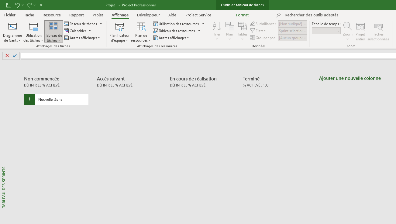 MS Project Task boards not working - Microsoft Q&A